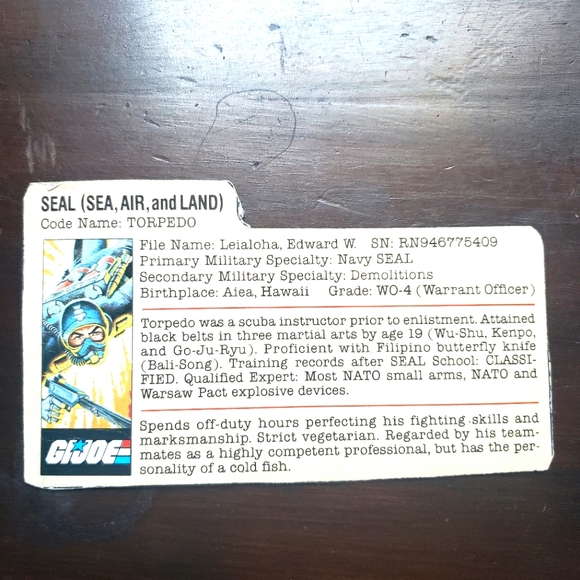 gi joe | Other | 8s Gi Joe Cards | Poshmark